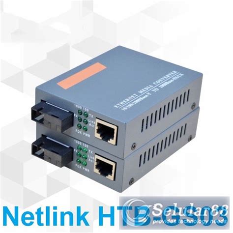 Netlink Htb Gs03 Htb Gs03 Gigabit Single Mode Media Converter Original Lazada Indonesia