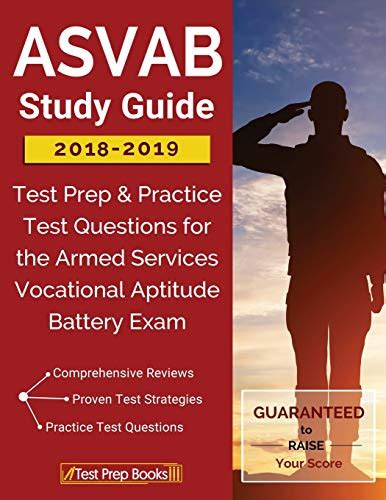 Asvab Study Guide 2018 2019 Test Prep And Practice Test Questions For
