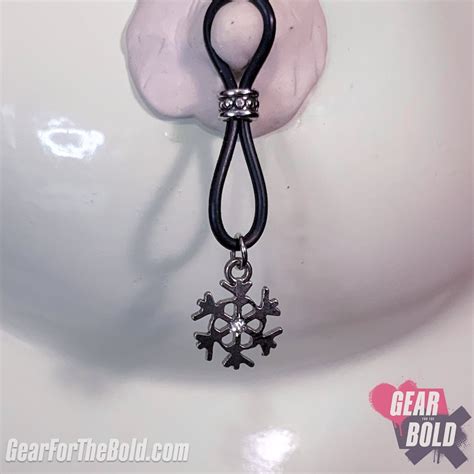 Itty Bitty Snowflakes Nipple Nooses Neoprene Nickel Free Etsy