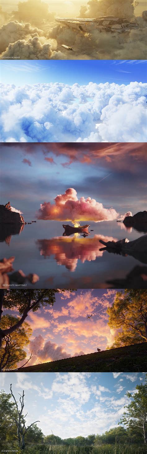 Cloudscapes V2 Hyper Realistic Vdb Clouds And Explosions Collection