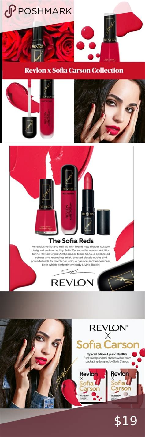 Revlon X Sofia Carson Lip And Nail Kit Revlon Nail Kit Sofia Carson