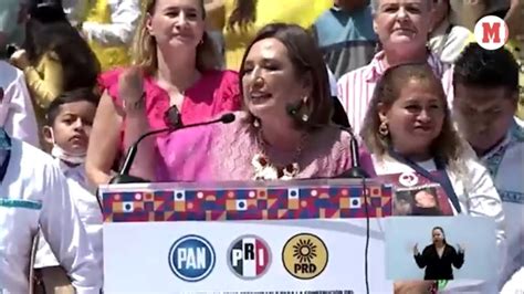 Xóchitl Gálvez recibe constancia como candidata única del Frente Amplio