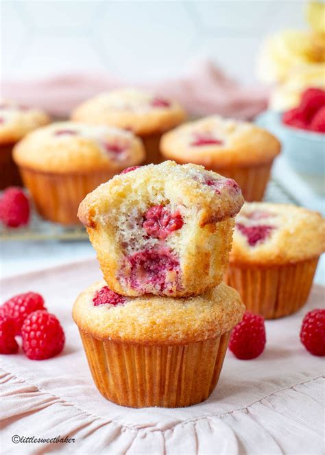 Raspberry Muffins Little Sweet Baker