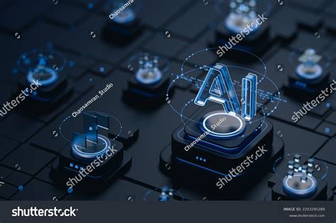 인공 지능 Ai 신경망 디지털 뇌 스톡 일러스트 2203295289 Shutterstock