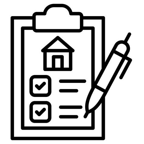 Asset Assessment Icon Line Vector Illustration 42387718 Vector Art At