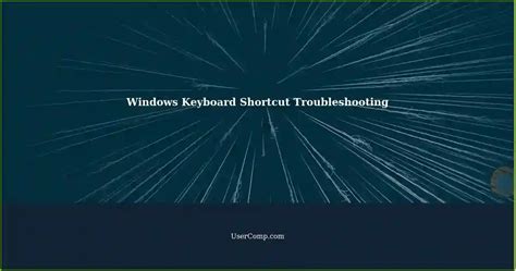Windows Keyboard Shortcut Not Working Troubleshooting In Powershell