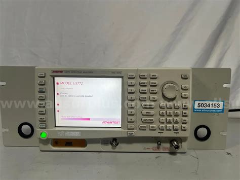Advantest U3772 Spectrum Analyzer 9khz 43ghz Allsurplus