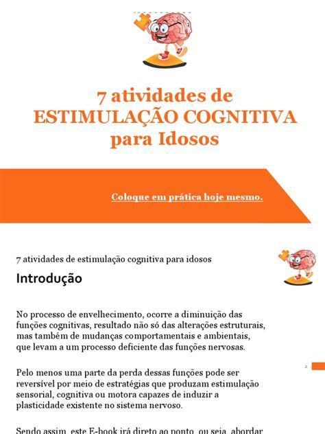 7 Atividades De Estimulação Cognitiva Para Idosos 1 Pdf Cognição