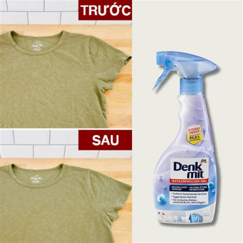 Chai Xịt Thơm Khử Khuẩn Sofa Denkmit Textilerfrischer 500ml - GIA DỤNG NHẬP