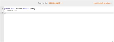 Solved 3 Develop A Java Class Named Course To Represent A