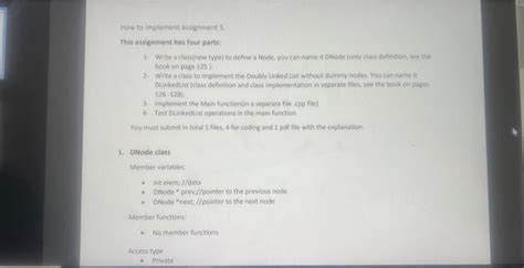 Solved Assignment 5 Write A Program In Ch That Implements