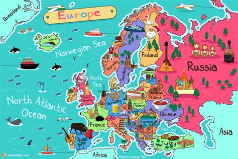 Mapa De Europa Para Ninos Images And Photos Finder