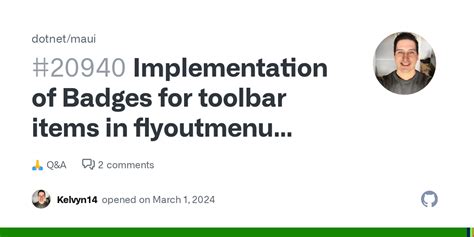 Implementation Of Badges For Toolbar Items In Flyoutmenu Without Shell