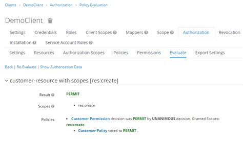 How To Create Keycloak Policy For The Keycloak Authorization Stack Overflow