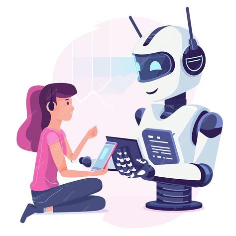 Premium Vector Tinypeoplechattingwithchatbotoncomputer