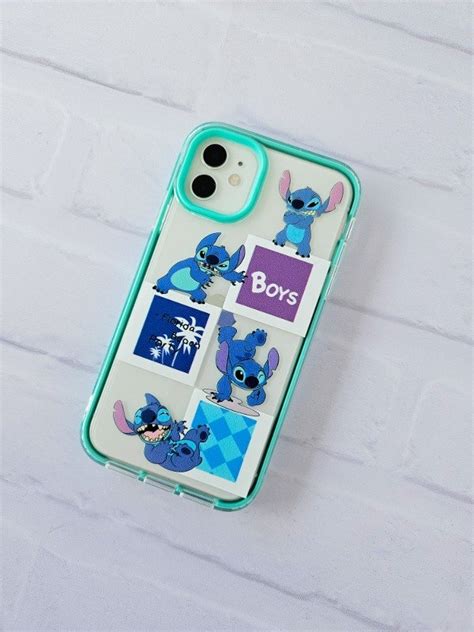 Case Sublimada Stitch Almendra Fundas
