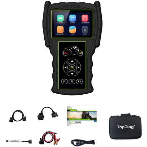 Jdiag Motorcycle Code Scanner Dual System Diagnostic Scan Tool Lcd