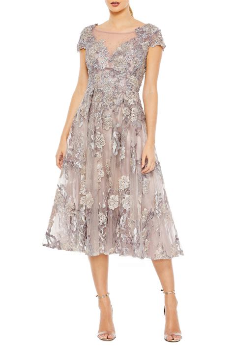 Mac Duggal Embroidered Floral Cocktail Dress Nordstrom Backless