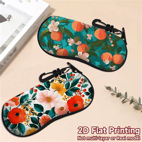 2 Pack Dual Layer Protective Sunglasses Case For Women Shatterproof Hard Shell Exterior And Soft