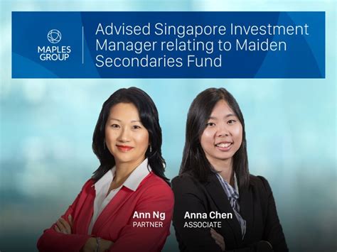 Ann Ng On Linkedin Maples Group Advises Singapore Investment Manager Relating To Maiden…