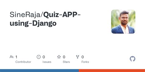 Github Sinerajaquiz App Using Django