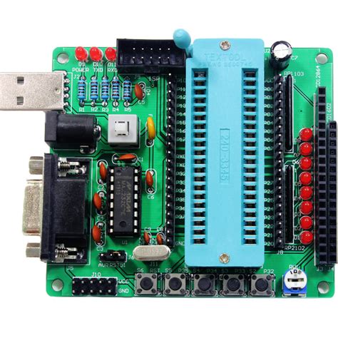 DIY Learning Board Kit Set Parts 51 AVR Microcontroller Development