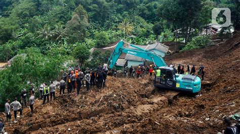Tim Sar Gabungan Lanjutkan Pencarian 11 Korban Longsor Gempa Cianjur
