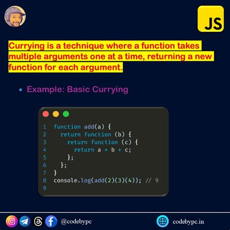 Pc Prajapat Ll Software Engineer Unlock The Power Of Currying In Javascript In This Video We