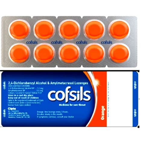 Cofsils Orange Tablet 10 X 10 Lozenges At ₹ 18strip In Mumbai Id 22662439288
