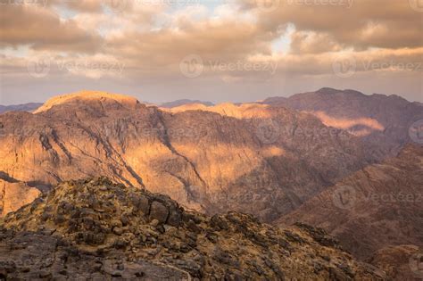 The Beautiful Egyptian Sinai Peninsula With Yellow Sand Desert
