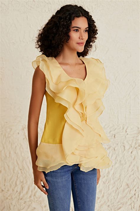 Frilly Flutter Top Pinwheel