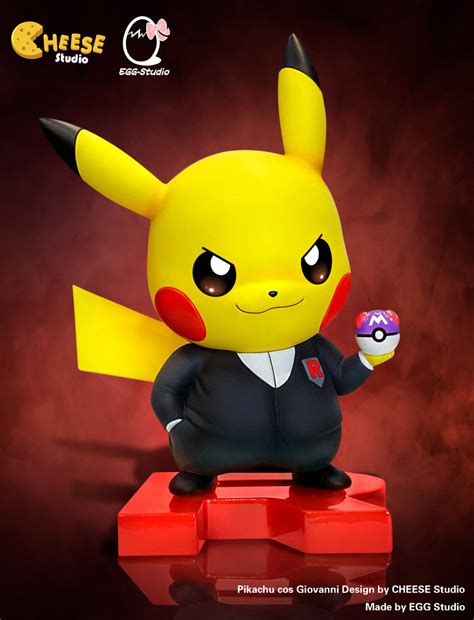Egg Pikachu Cos Giovanni Statuecorp