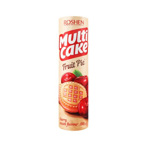 Печиво Roshen Multicake Fruit Pie вишня крем 180г 4823077639760