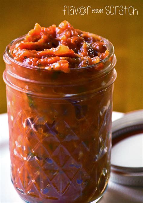 Garden Fresh Pizza Sauce Flavor From Scratch