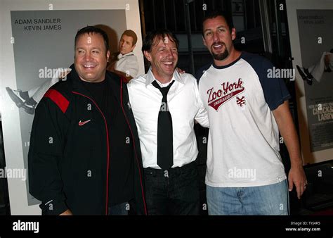L R Kevin James Director Dennis Dugan And Adam Sandler Arrive For A Special Screening Of