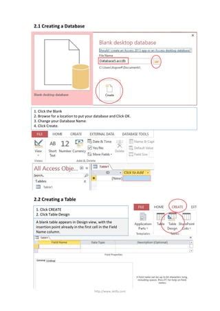 Creating A Database PDF
