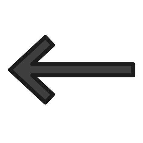 Left Arrow On OpenMoji