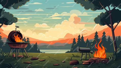 Premium Vector Free Vector Bbq Background