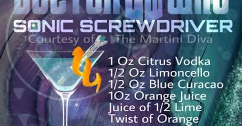 Screwdriver Drink Sonic