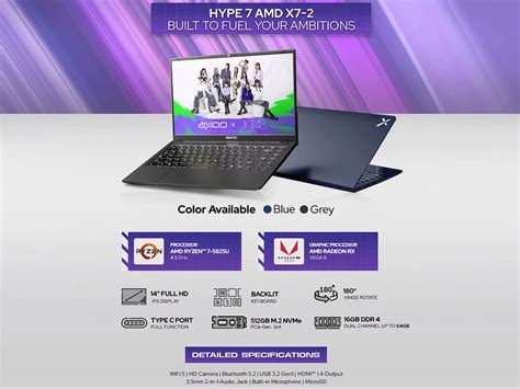 Axioo Hype 7 Amd X7 2 Diluncurkan Pakai Ryzen 7 5825u • Jagat Review