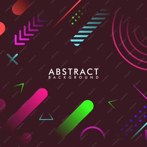 Premium Vector Abstract Geometric Gradient Background With Colorful