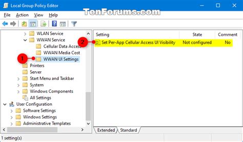 Hide Or Show Choose Apps That Can Use Your Cellular Data In Windows Tutorials
