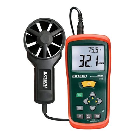 Buy Extech An100 Cfm Cmm Mini Thermo Anemometer