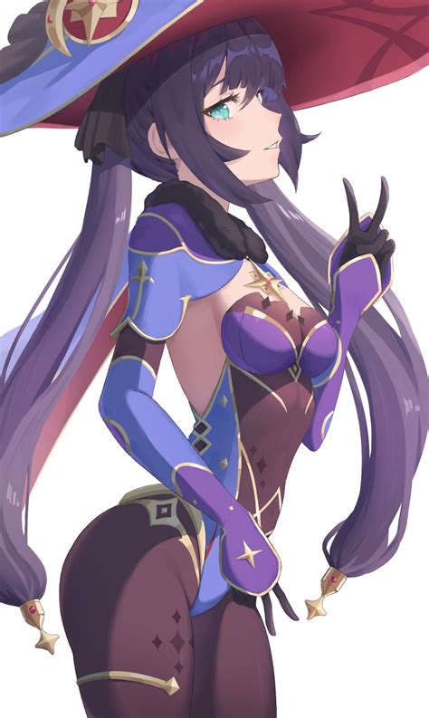 Mona Genshin Impact Drawn By Sunfee Danbooru