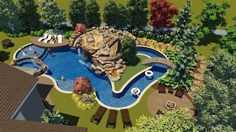 Pool Lazy River Home Design