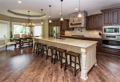 Brown Kitchen Cabinets White Island Anipinan Kitchen