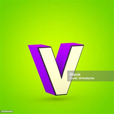 슈퍼 히어로 바이올렛과 베이지색 V 소문자 라임 배경에 고립 된 편지 0명에 대한 스톡 사진 및 기타 이미지 0명 3차원