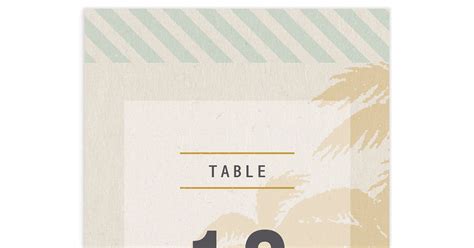 Retro Boarding Pass Table Numbers The Knot