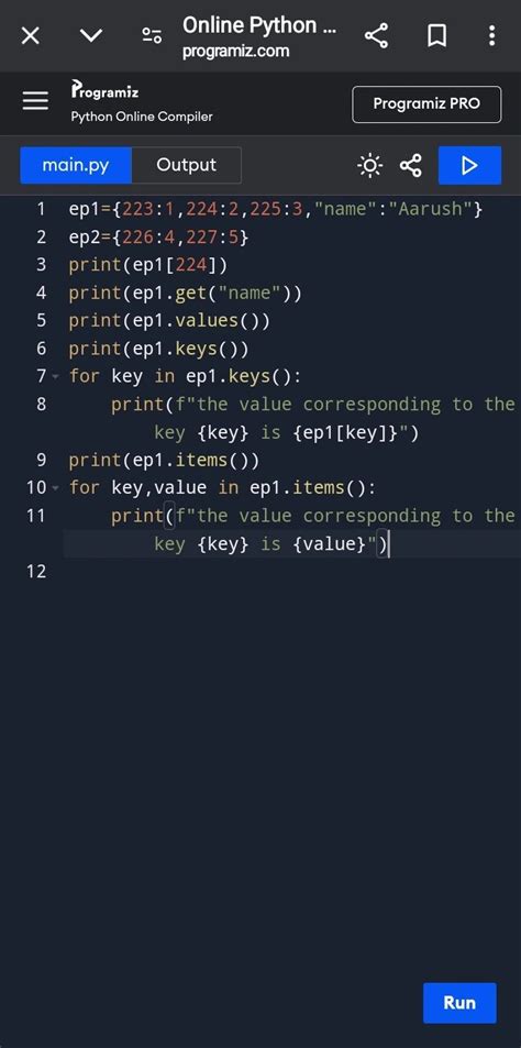 aarush singh on linkedin python codingtips dictionarymethods
