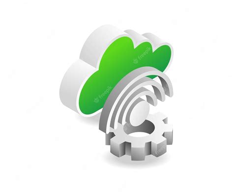 Premium Vector Cloud Server Wifi Signal Tethering